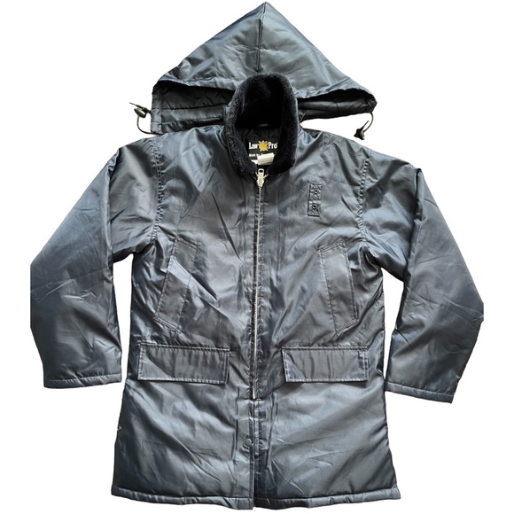 Law Pro | Jackets & Coats | Law Pro Dark Blue Parka W Removable Hood ...